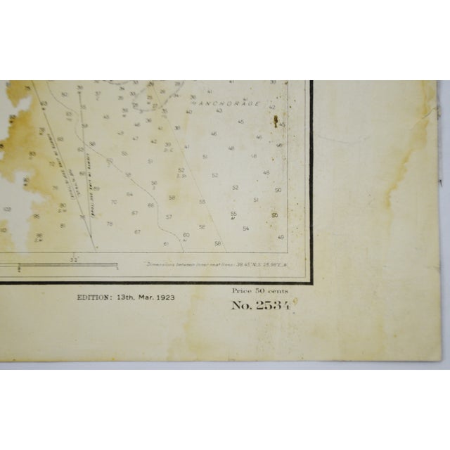 1927 North America Chart | Chairish