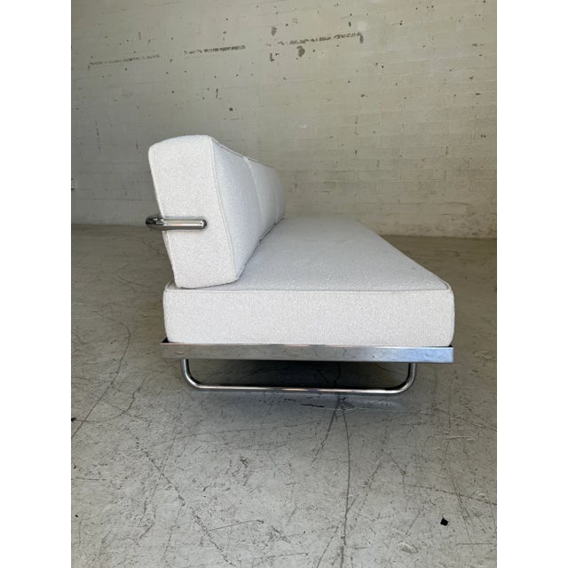 Vintage LeCorbusier Lc5 Sofa Newly Upholstered | Chairish