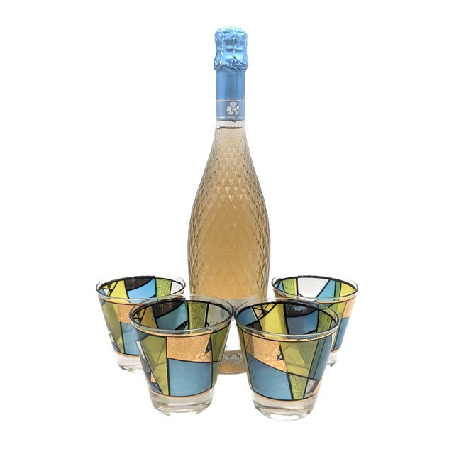 1960s Ned Harris Old-Fashioned Cocktail Glasses, Set of 4 | Chairish