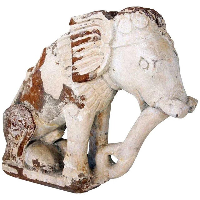 North Indian Stone Vyala Architectural Bracket | Chairish