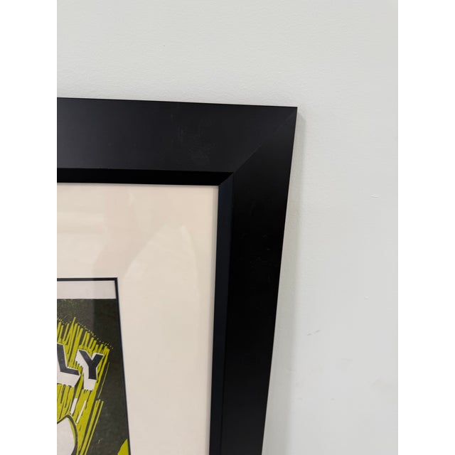 Framed Hillbilly All Stars Letterpress Print | Chairish