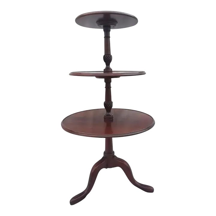 Contemporary James River Mahogany 3 Tier Butler Plantation Table ...