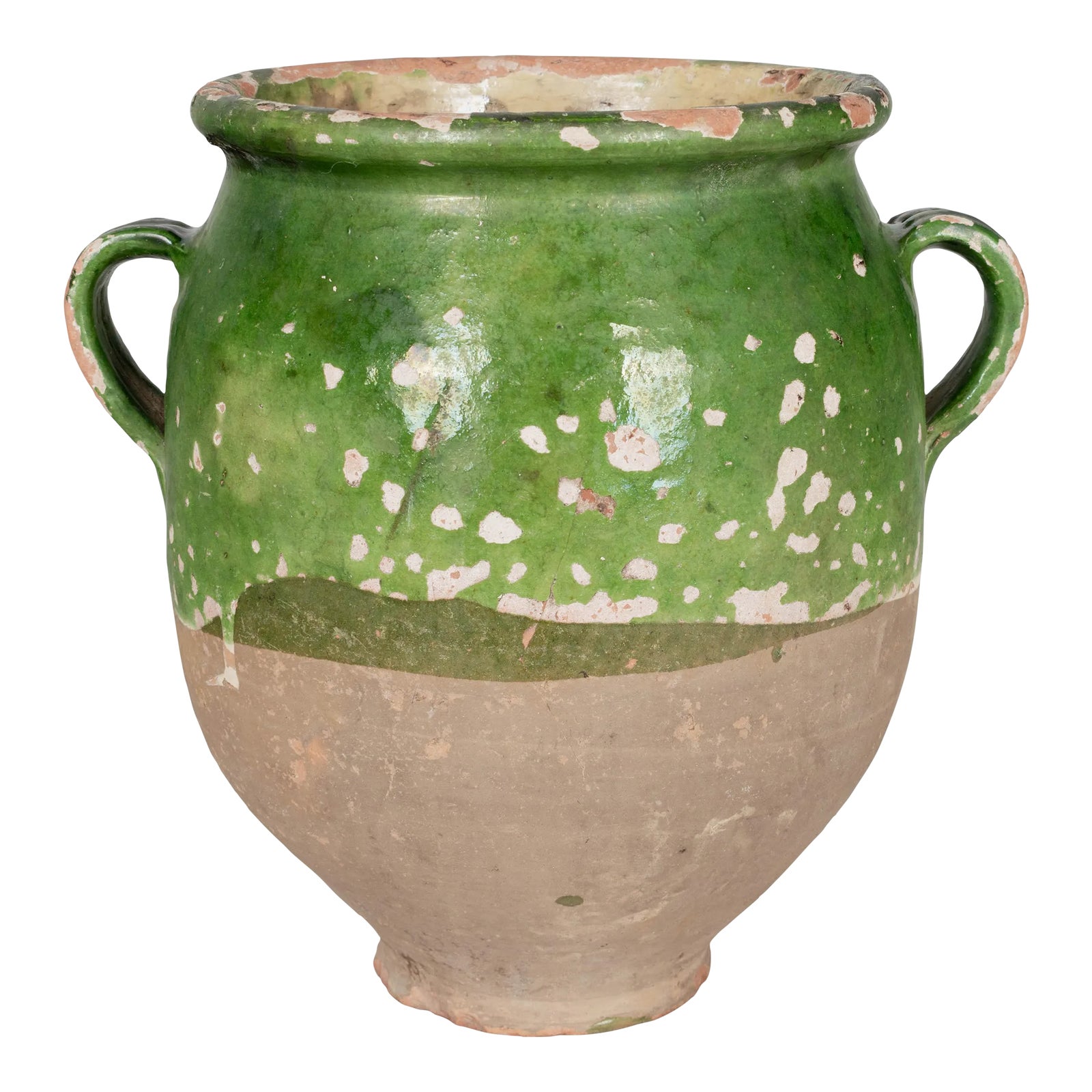 19th Century French Terracotta Confit Pot | Chairish