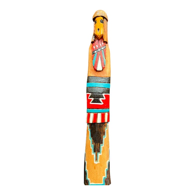 Native American Hopi Kachina Style Spider Woman | Chairish