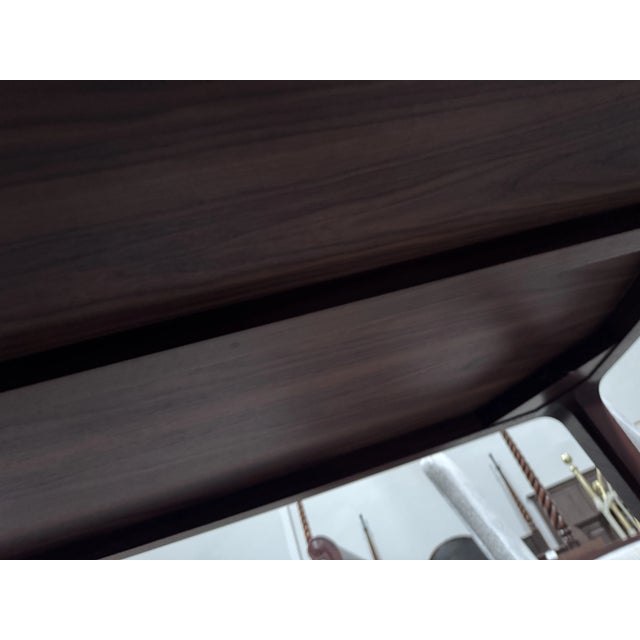 Bernhardt Rounded Corners Mahogany Conference Table | Chairish