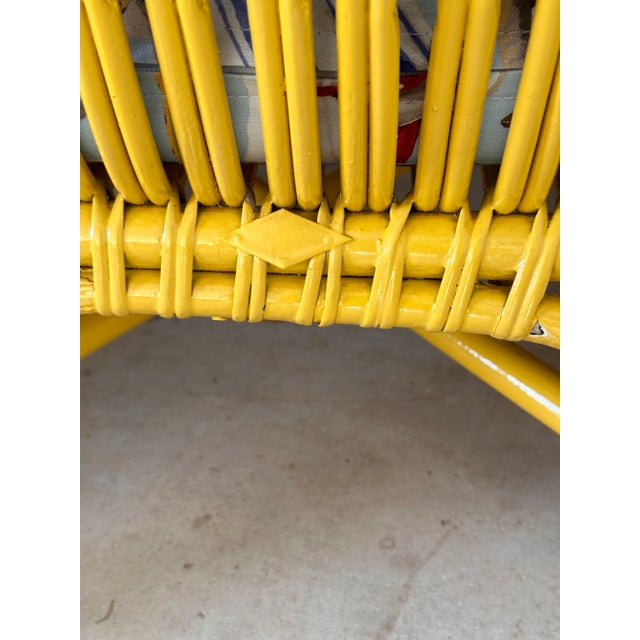 Circa 1930’s Ficks Reed Art Deco Coastal Regency Stick Rattan Custom ...