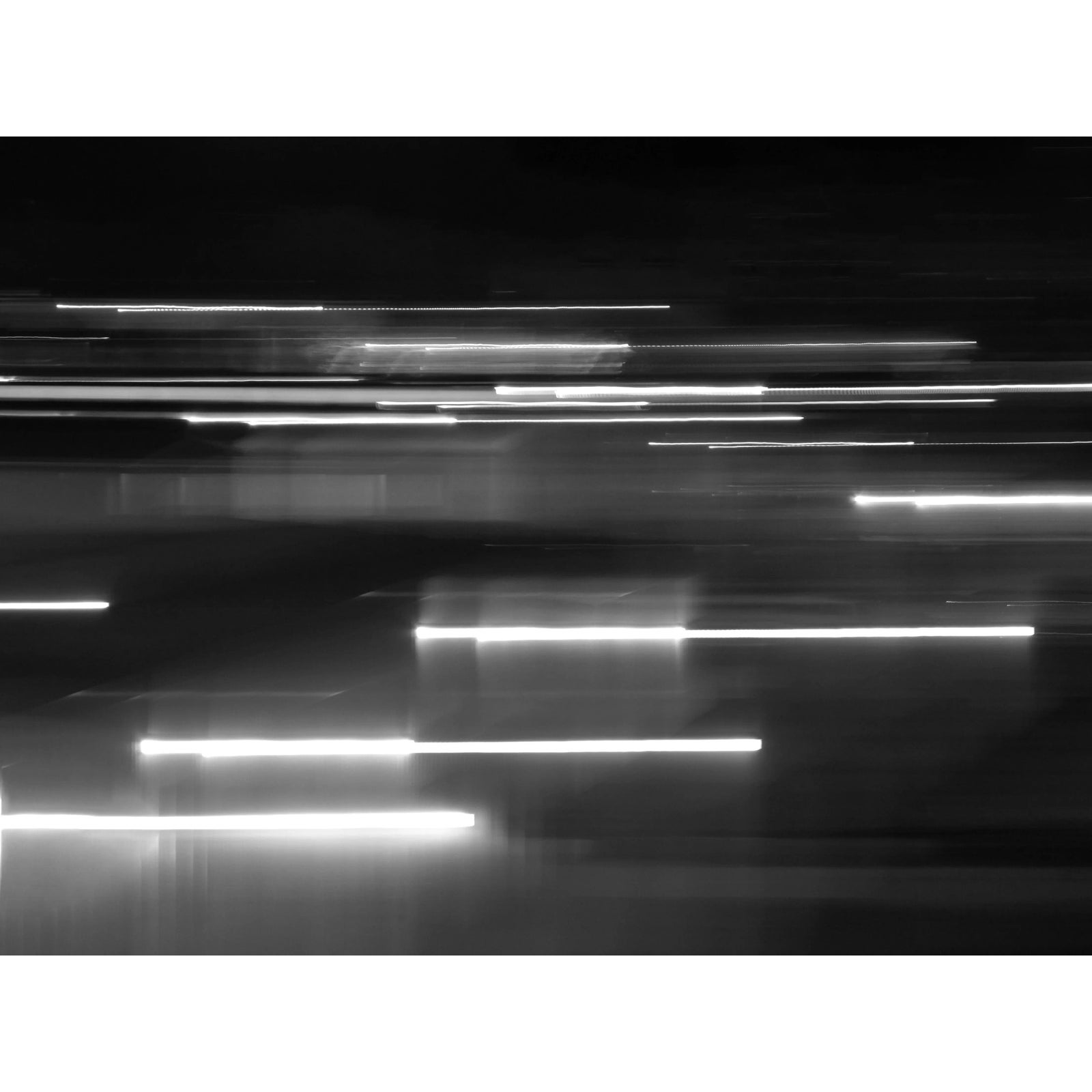 Contemporary Abstract Photographic B&W Print | Chairish