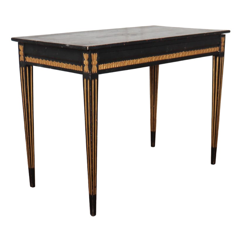 Swedish Painted Writing Table | Chairish