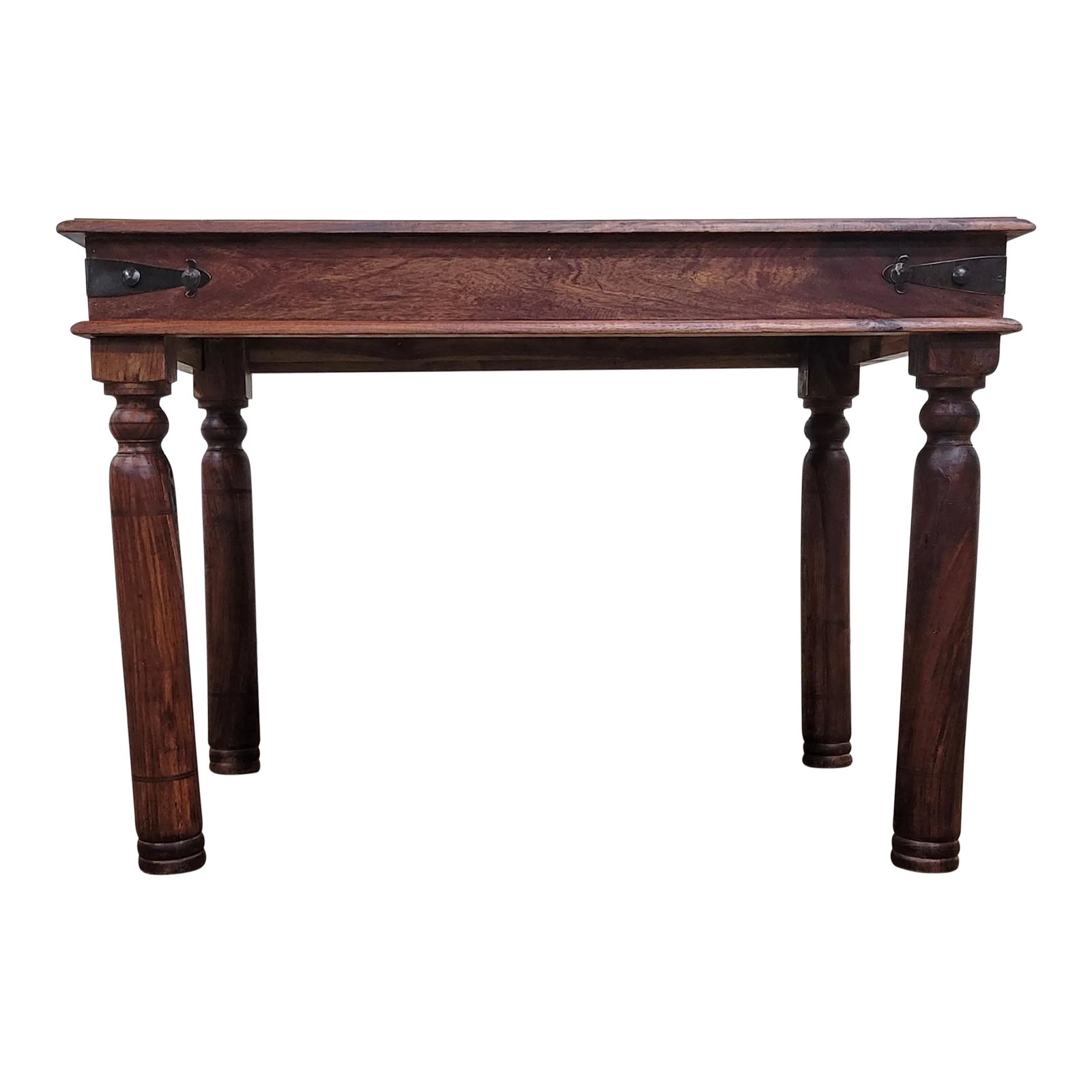 Vintage Thakat Style Rustic Dining Table or Desk | Chairish