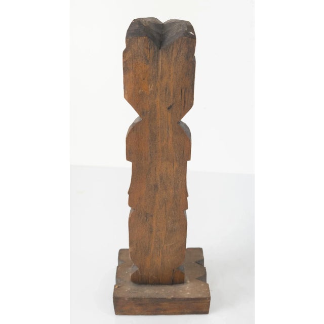 Carved Northwest Coast Native American Indian Totem Pole | Chairish