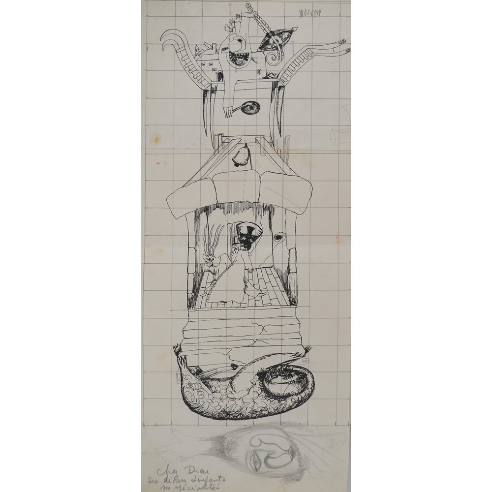 Jean-Claude Silbermann, Sneaky Signs, Chez Dieu, Original Signed ...