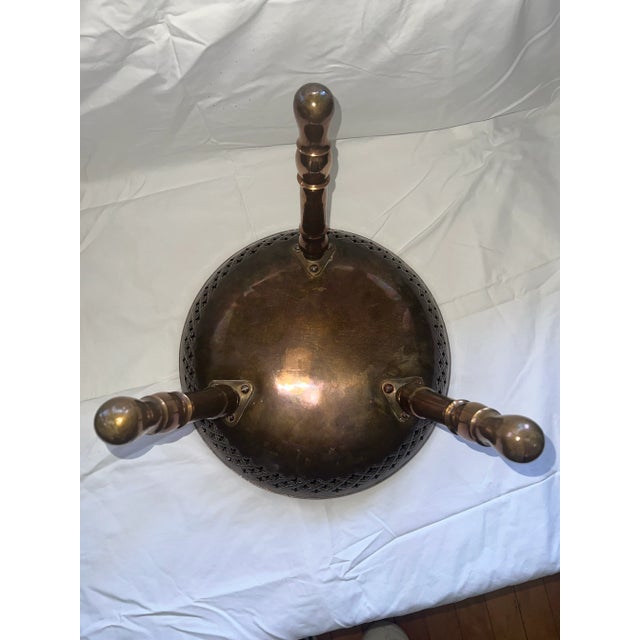 Mid 20th Century Handmade Copper Stool | Chairish