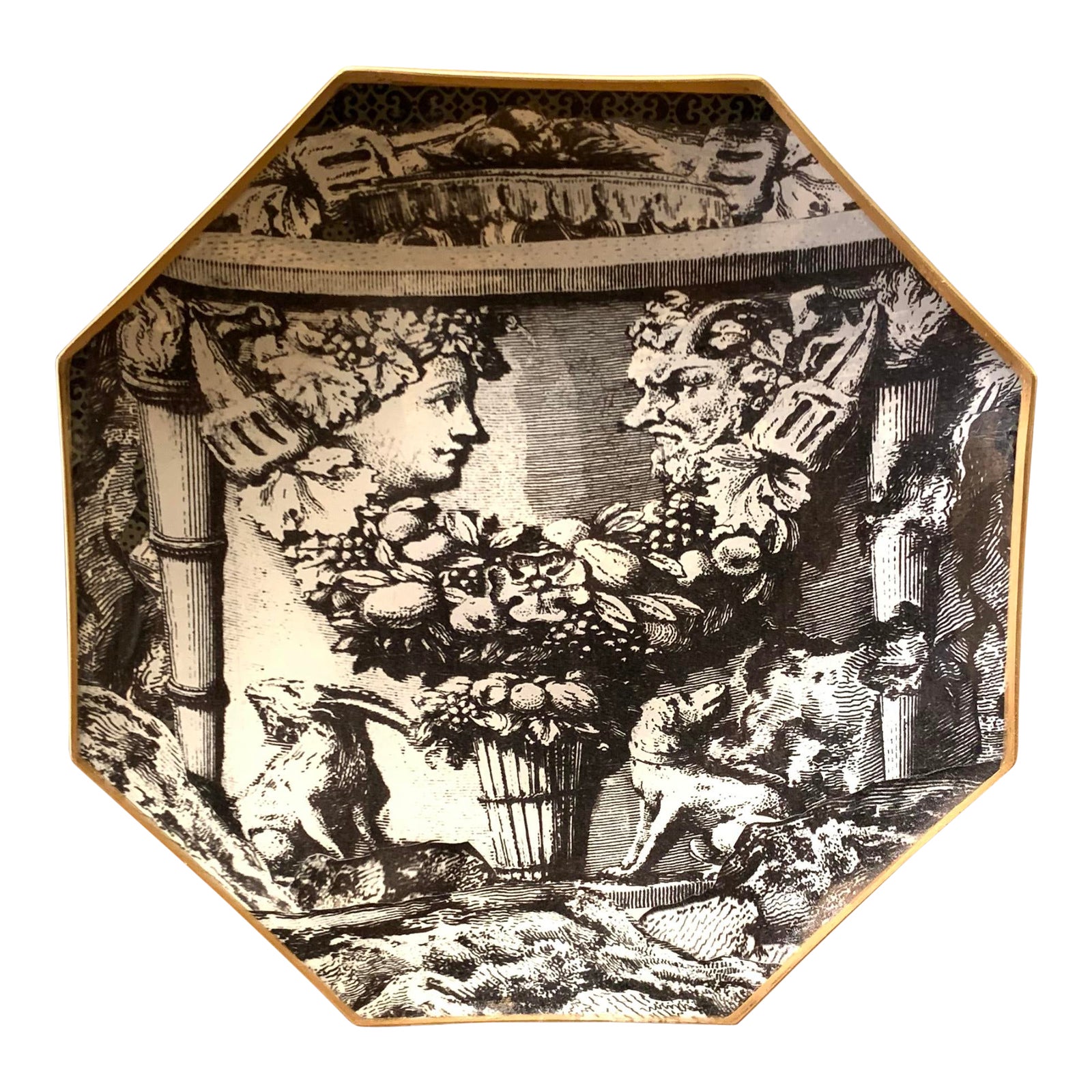 Grand Tour Style Handmade Classical Custom Decorative Plate "Roman ...
