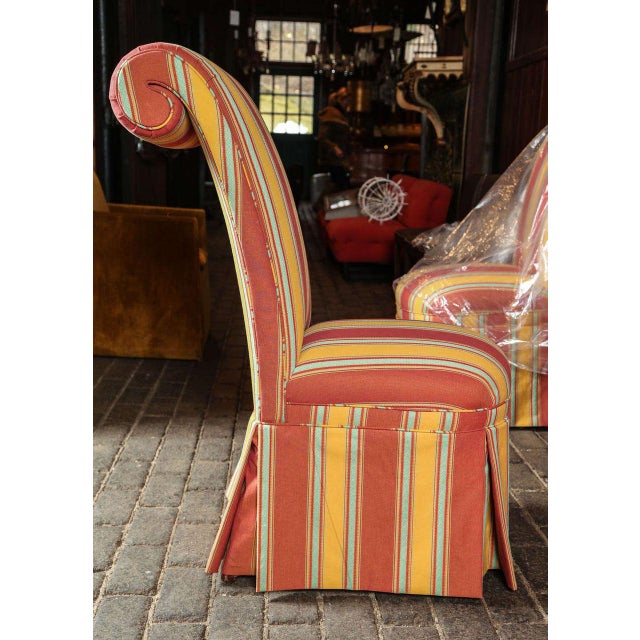 Late 19th Century Vintage French Napoleon III High Back Chairs- a Pair ...