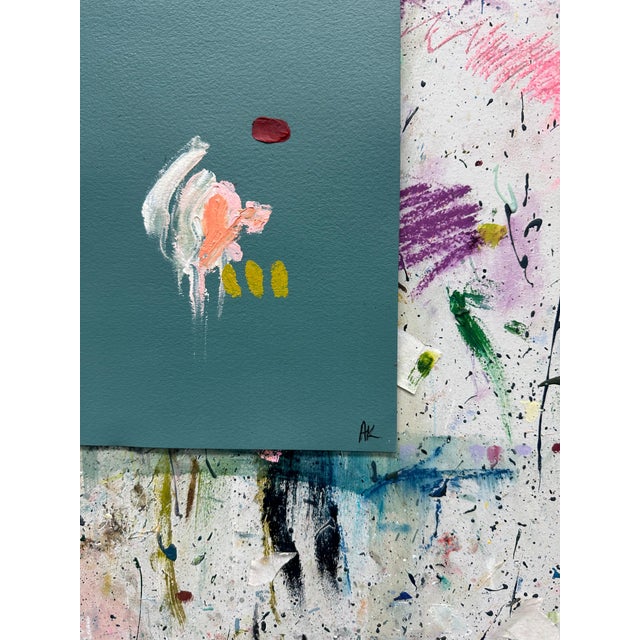 AK Hardeman Abstract Mixed-Media Original Painting, "Distributor ...