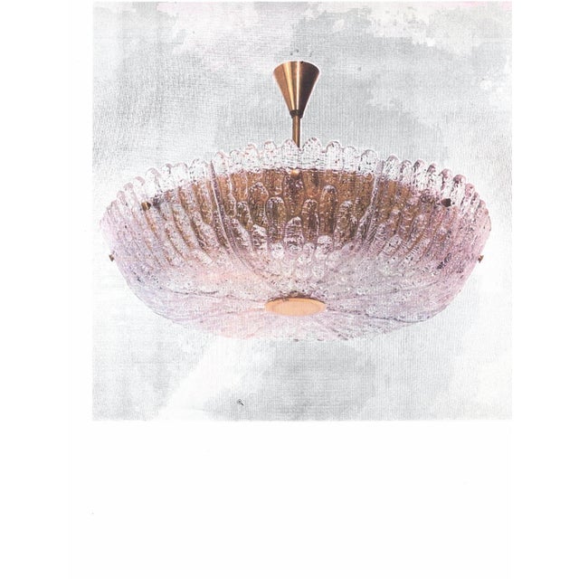 Mid 20th Century Orrefors Contemporary Crystal Drop Lighting Fixture ...