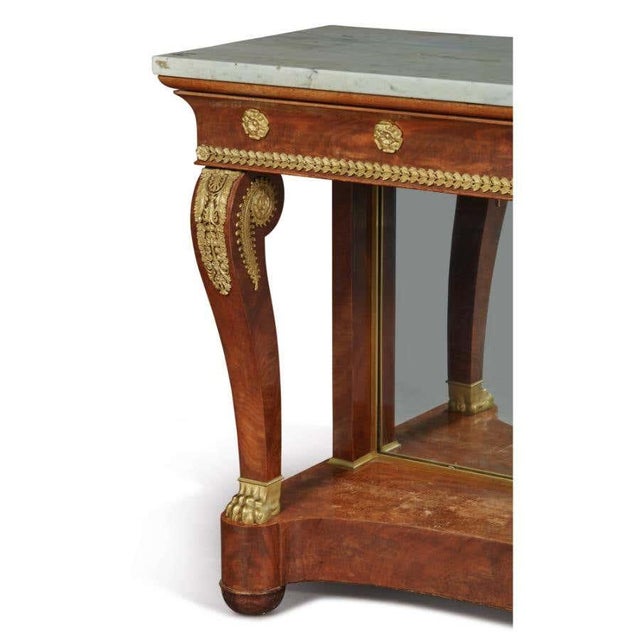 Antique Russian Empire Ormolu-Mounted Mahogany Console Table, Circa ...