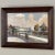 Vintage Framed Oil Painting on Canvas by J. Van Der Berk | Chairish