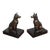 1930s Art Deco Figural Bookends Doberman Dogs by Jamar - a Pair | Chairish