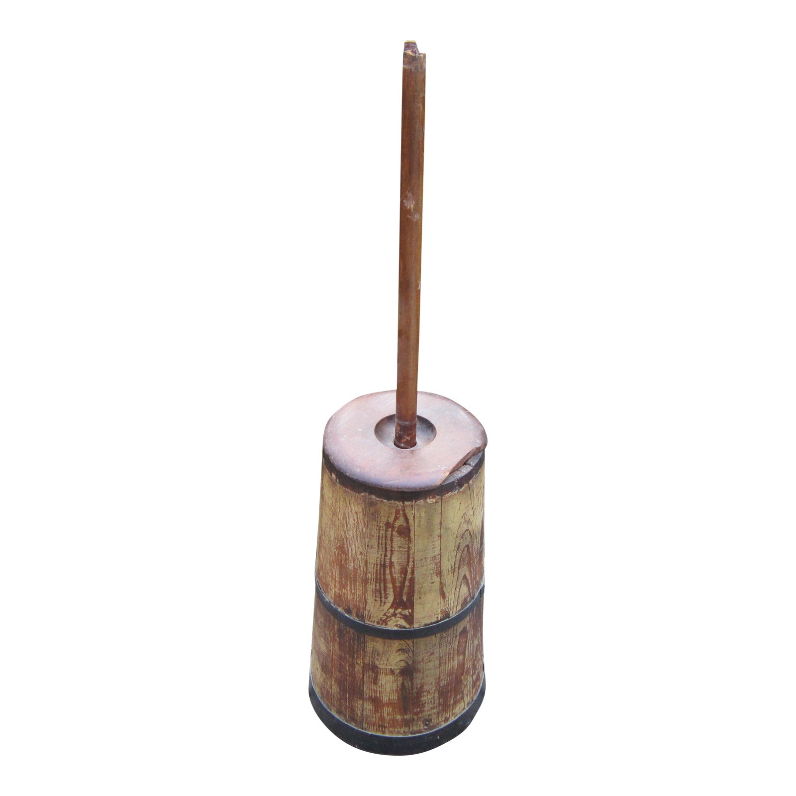 Antique Wooden Butter Churn With Dasher Primitive Farmhouse Off Grid ...