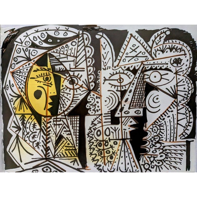 Pablo Picasso, Couple, Lithograph, 1966 | Chairish