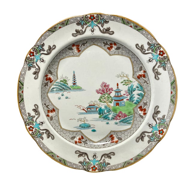 Antique Spode "Landscape" Copland England Dinnerware Plates- Set of 2 ...