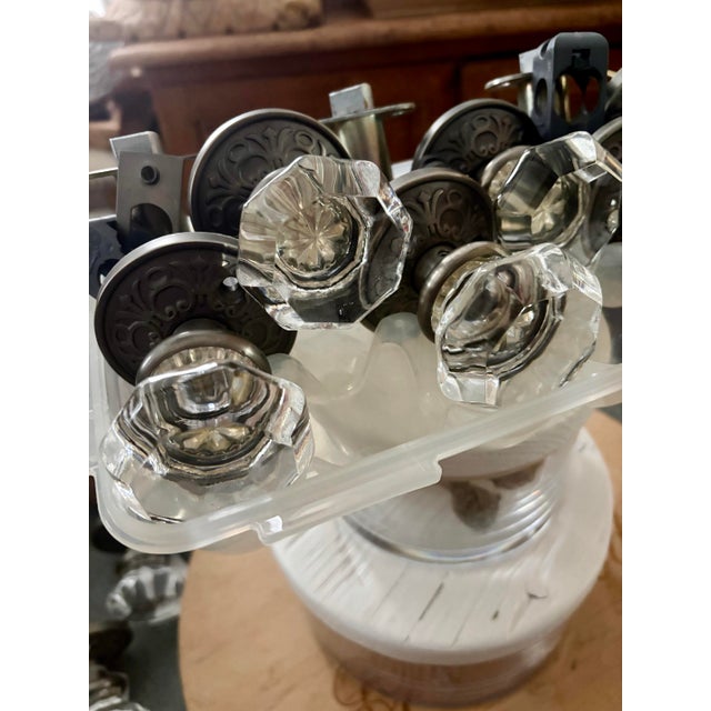 Vintage Glass Door Knobs, Set of 6 | Chairish