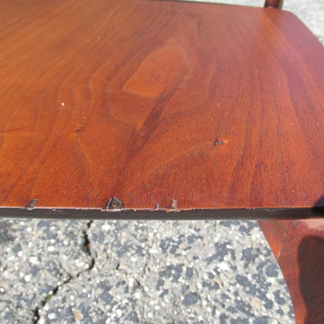 1960s Era Modernist Style Bar Cart in Walnut | Chairish