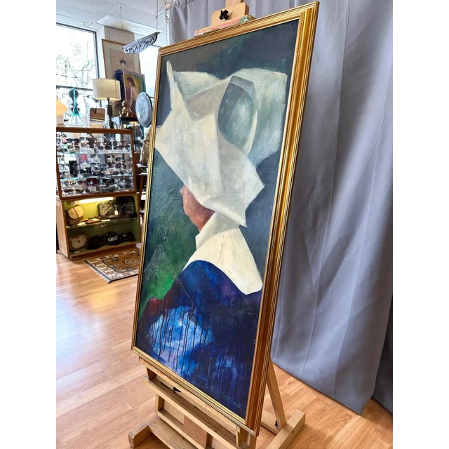 McClelland, Portrait of a Nun With Cornette, Large Oil Painting on ...