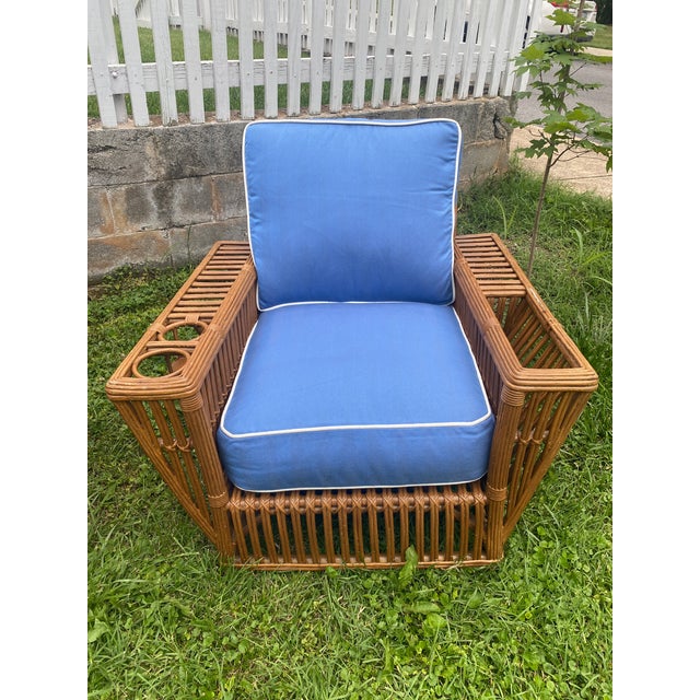 1980s Vintage Palacek President’s Nantucket Rattan Sofa + 2 Chairs ...
