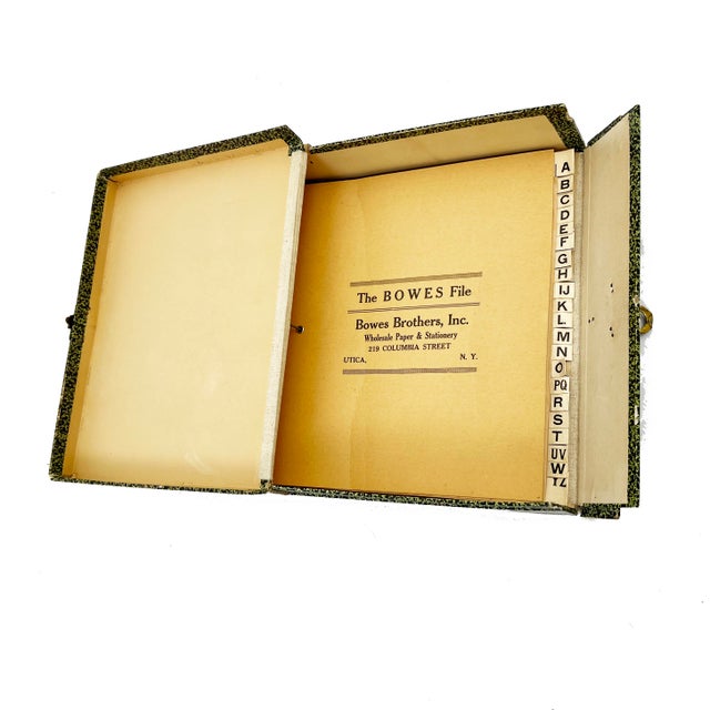 Antique Faux Book Letter File Holder / Secret Storage | Chairish