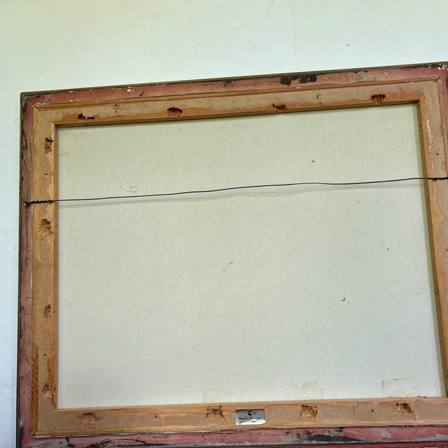 Landscape Oil Painting by Marcia Ellis., Framed | Chairish