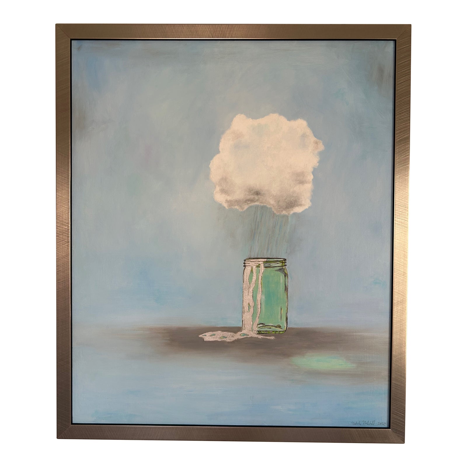 Rain Catcher (Framed), Painting by Natalie Mitchell/Sette Design | Chairish