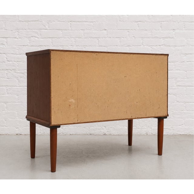 Danish Mid Century Modern Tambour Door Jr. Credenza / Vinyl Record ...