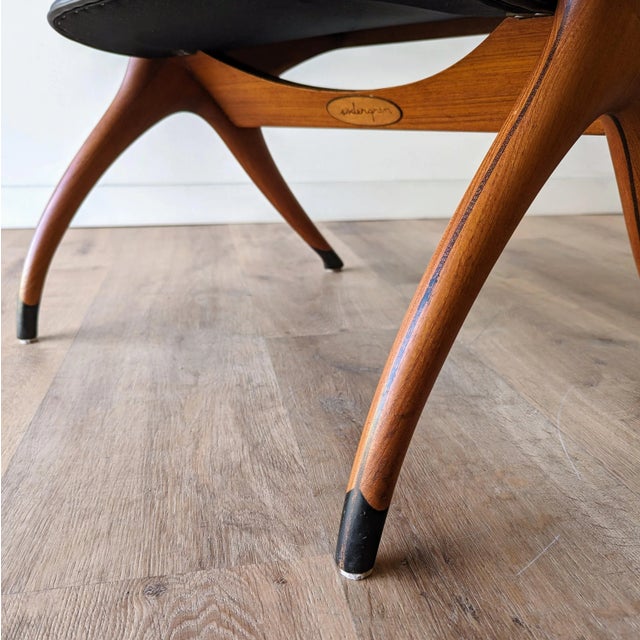 1950s Newly Upholstered Evert Södergren Sculptured Chair | Chairish