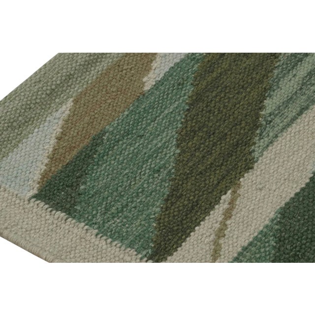 Rug & Kilim’s Scandinavian Style Kilim With Geometric Patterns in Tones ...