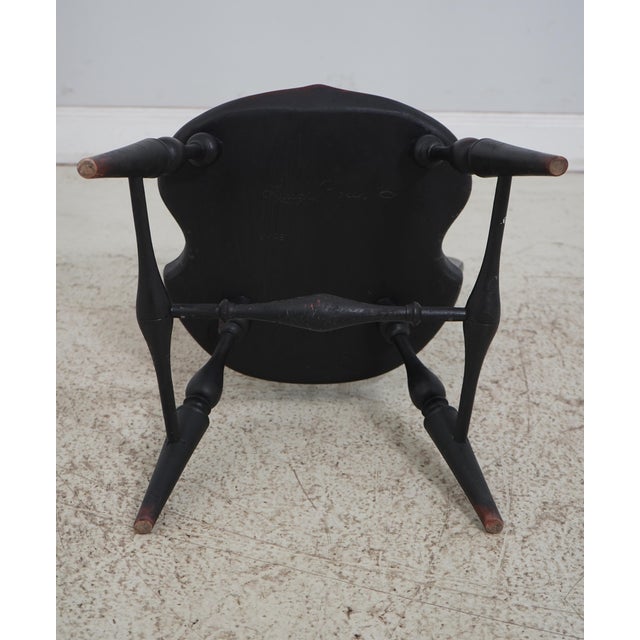 Set of 4 Luigi Rossi Benchmade Windsor Dining Room Chairs | Chairish