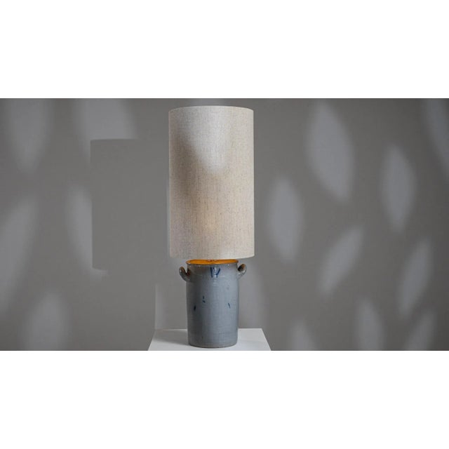 1900s Belgian Ceramic Table Lamp | Chairish