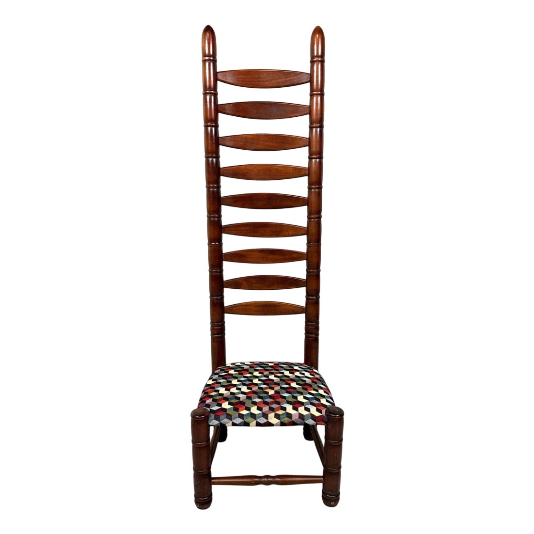 High Back Ladder Chair, 1970s | Chairish