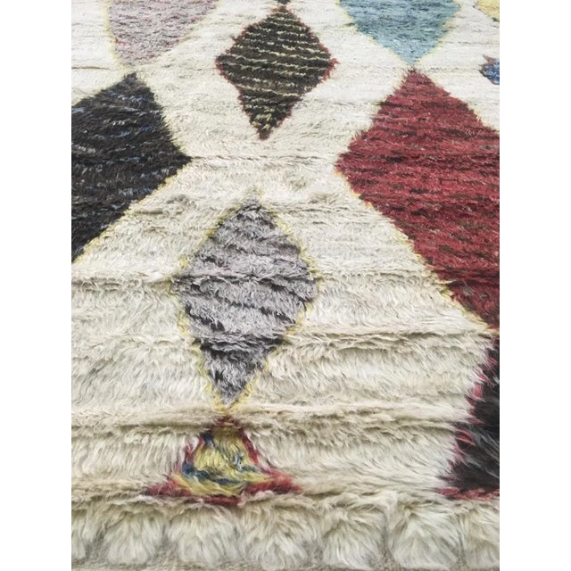 Hand-Knotted Moroccan Shag Rug - 8′4″ × 9′8″ | Chairish