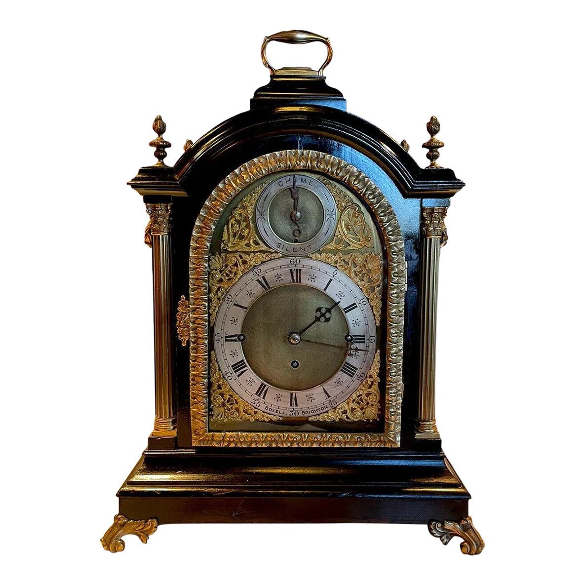 19th Century English Triple Fusee Musical Bracket Clock by Boxell of ...