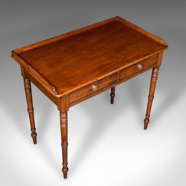 Antique Scholar's Desk, English, Writing Table, Side, Study, Regency ...
