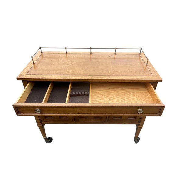 1960s Mid Century Modern Rolling Bar Server Cart by Drexel | Chairish