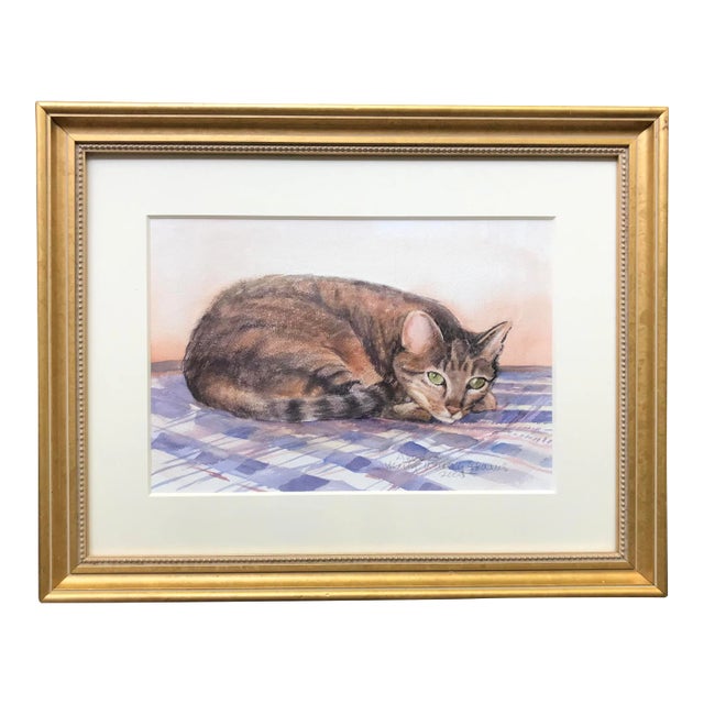 Early 21st Century Original Watercolor Painting of Charleston Author ...