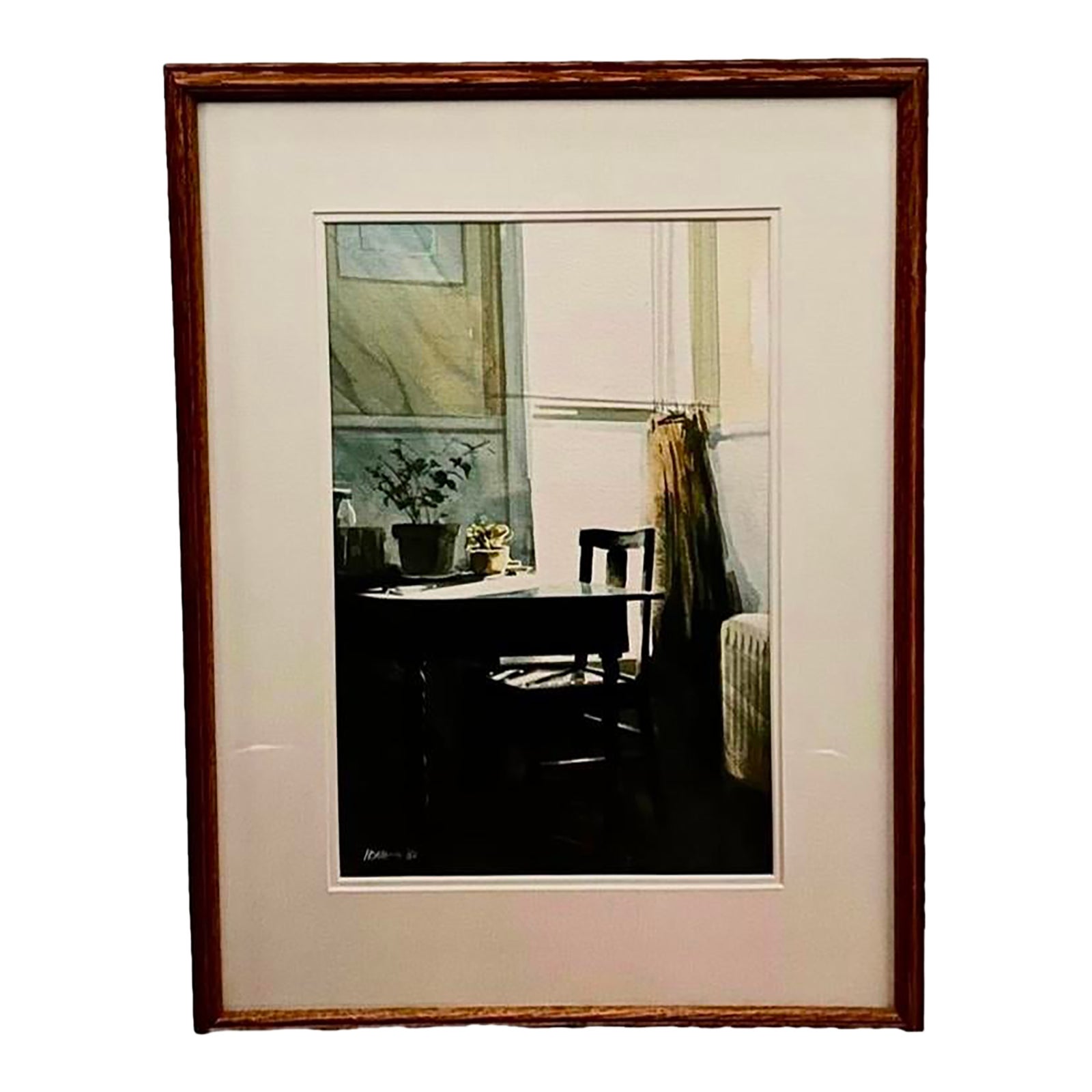 “Natural Light” Original Watercolor Signed Howe | Chairish