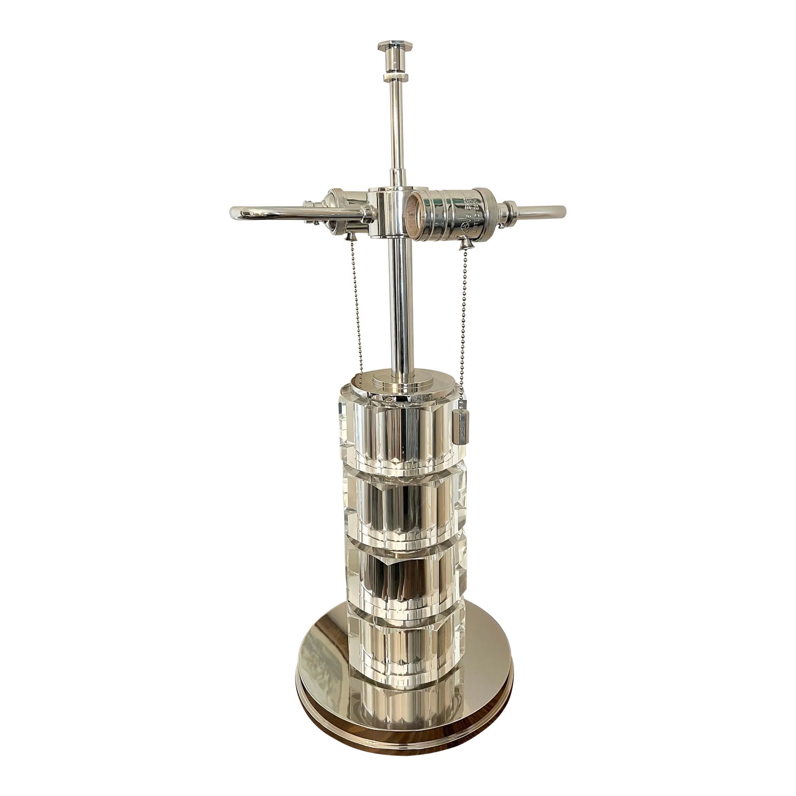 Ralph Lauren Brookings Crystal Table Lamp | Chairish