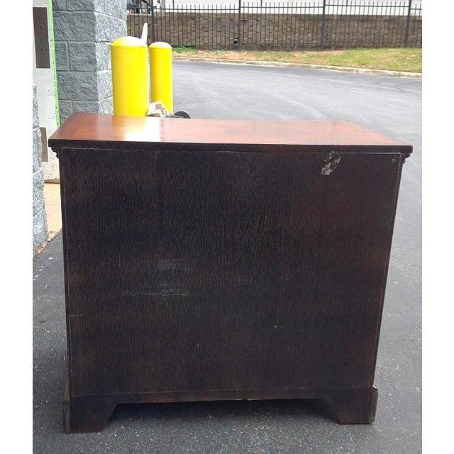 Mid 20th Century Federal Style Recessed Front Mahogany Five-Drawer ...