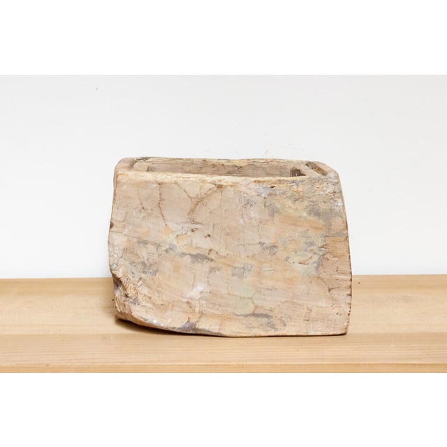 Raba Rustic Wood Deep Bowl | Chairish