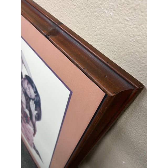 Popo & Ruby Lee - Portrait of Two Native American Girls Signed + Framed ...