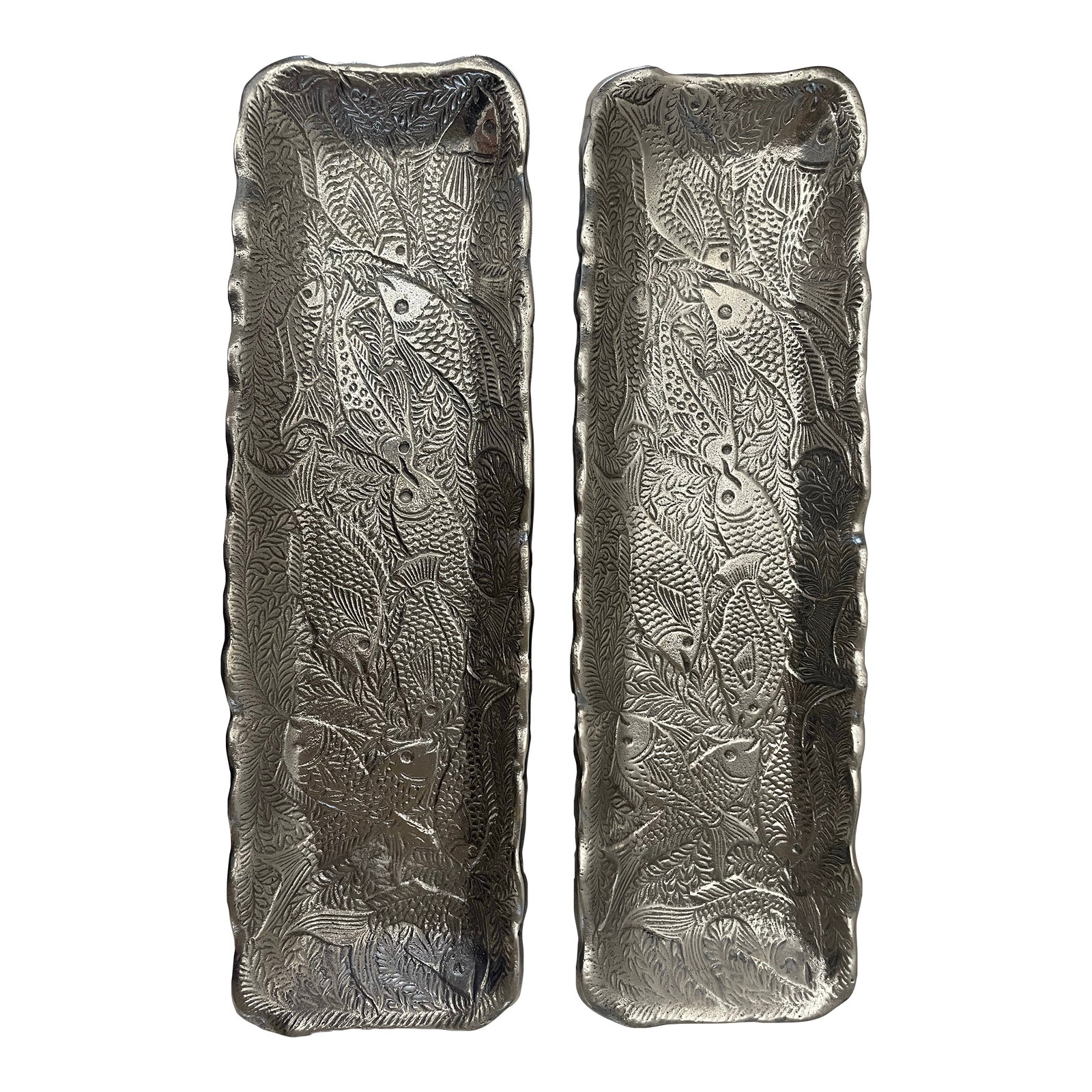 Vintage Fish Canapé Trays- a Pair | Chairish